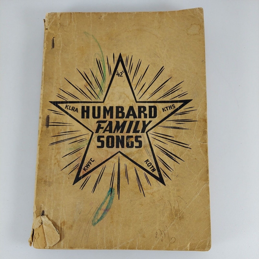 Humbard Family Songs the Humbard Family Song Book for 1942 - Etsy