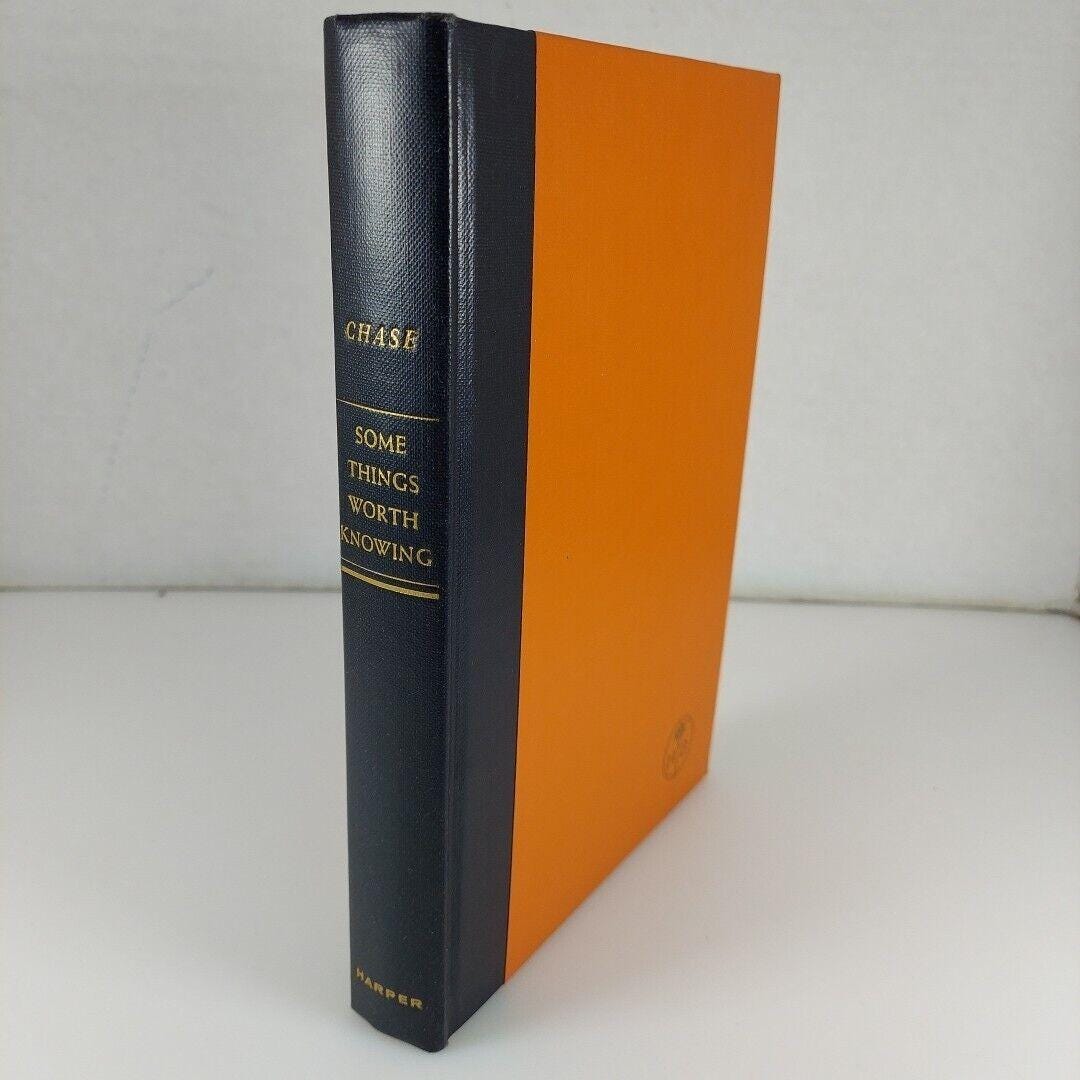 Some Things Worth Knowing Stuart Chase 1958 Harper and Brothers HC - Etsy