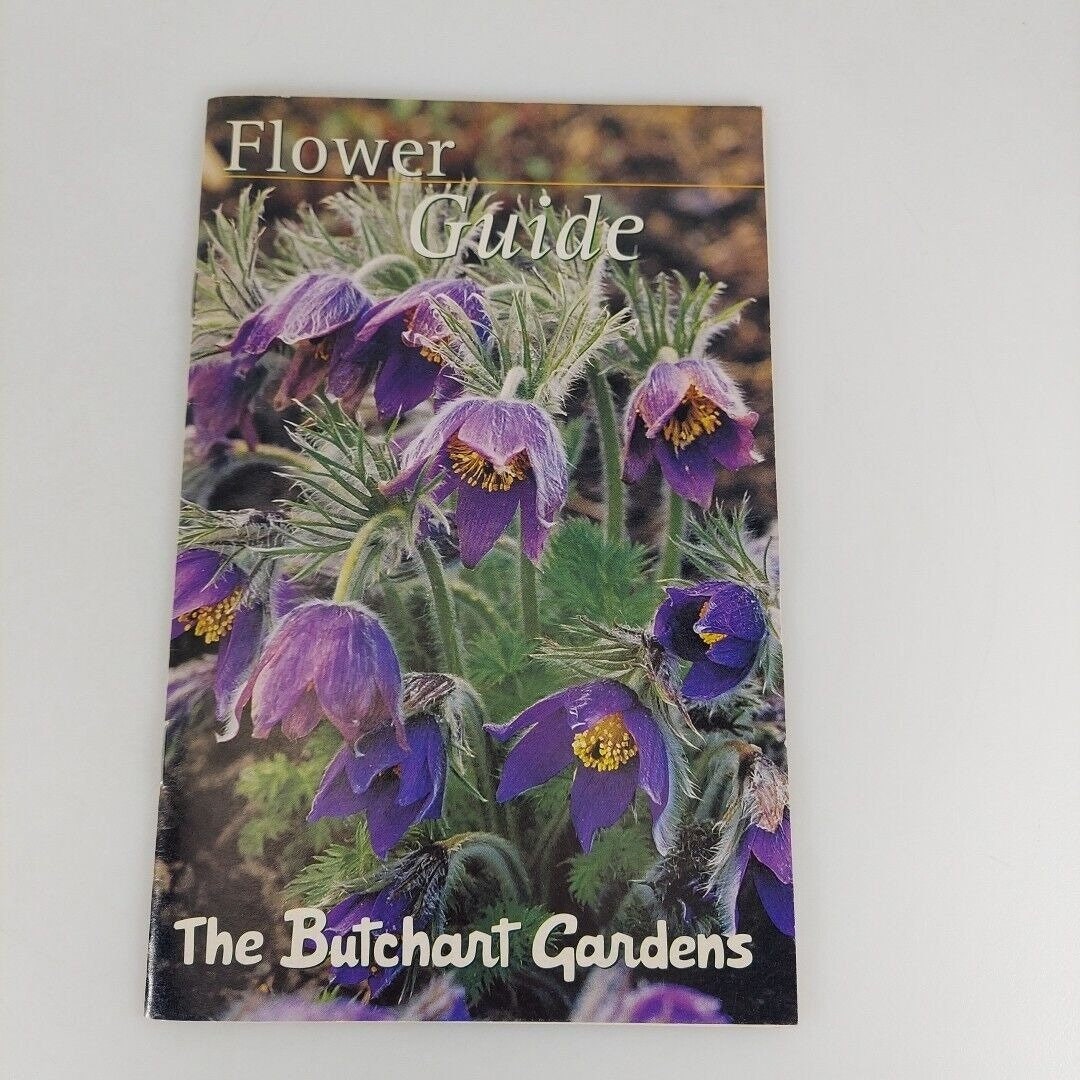 Flower Guide the Butchart Gardens Illustrated Booklet - Etsy