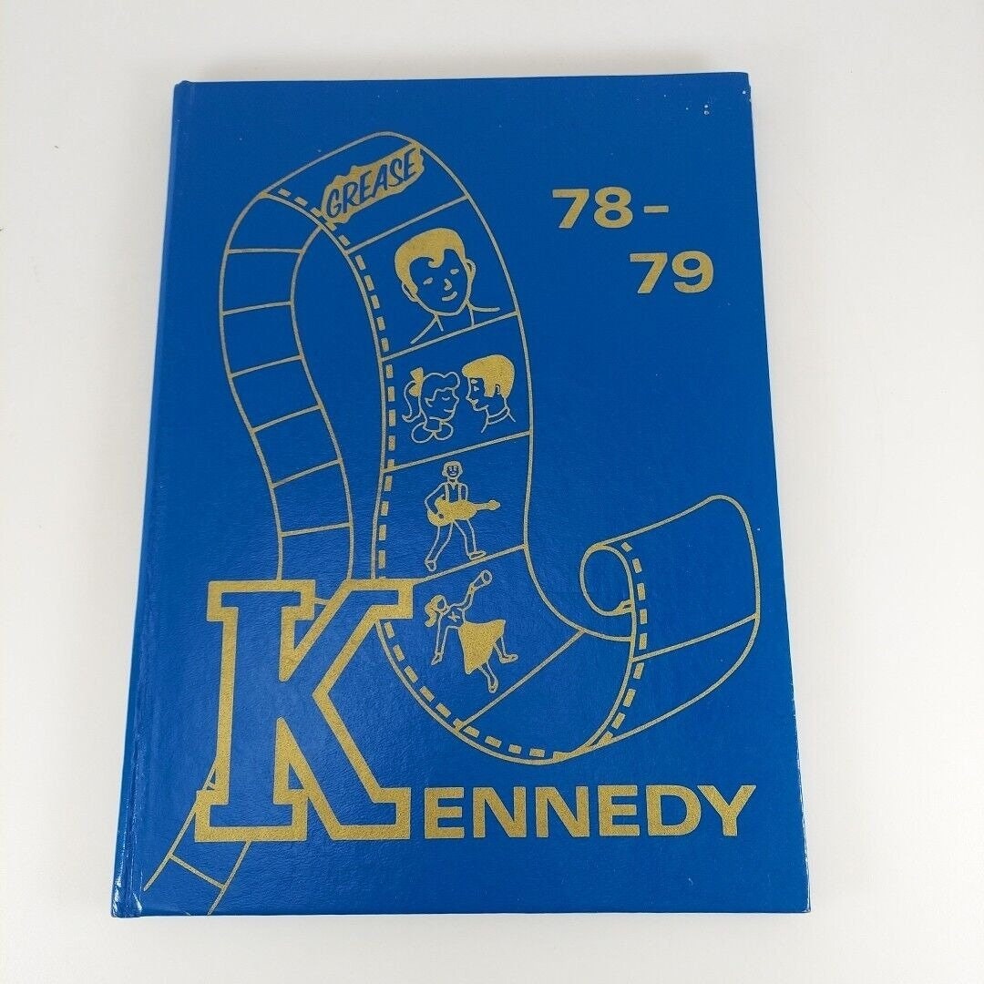 John F Kennedy Middle School Yearbook 1978-79 Grease Dayton OH - Etsy
