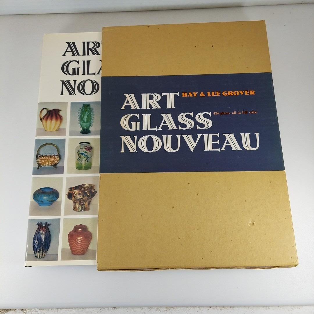 Art Glass Nouveau Ray & Lee Grover 1979 Charles E. Tuttle 8th Printing ...
