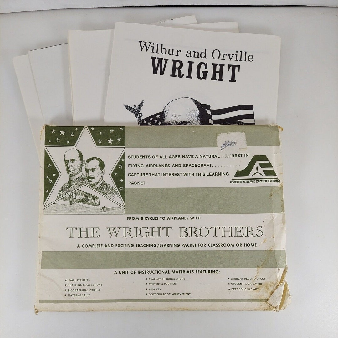 From Bicycles to Airplanes With the Wright Brothers Teaching Packet ...