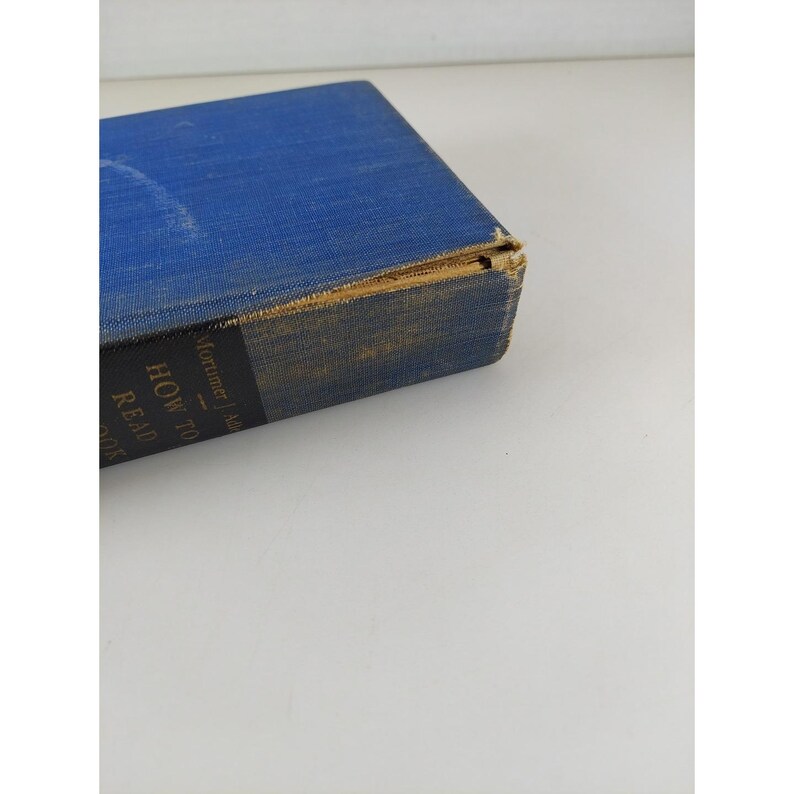 How to Read a Book Mortimer J Adler 1940 Simon & Schuster 10th Print ...