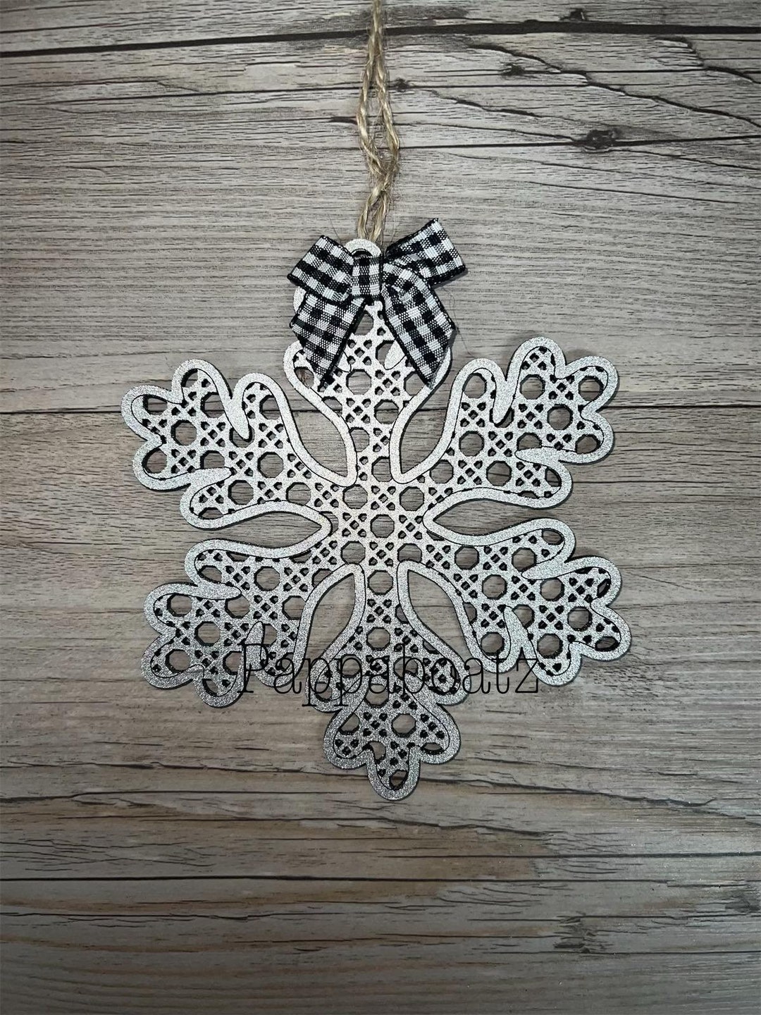 2022 Christmas Rattan Snowflake Ornament Digital File/ Glowforge Svg ...