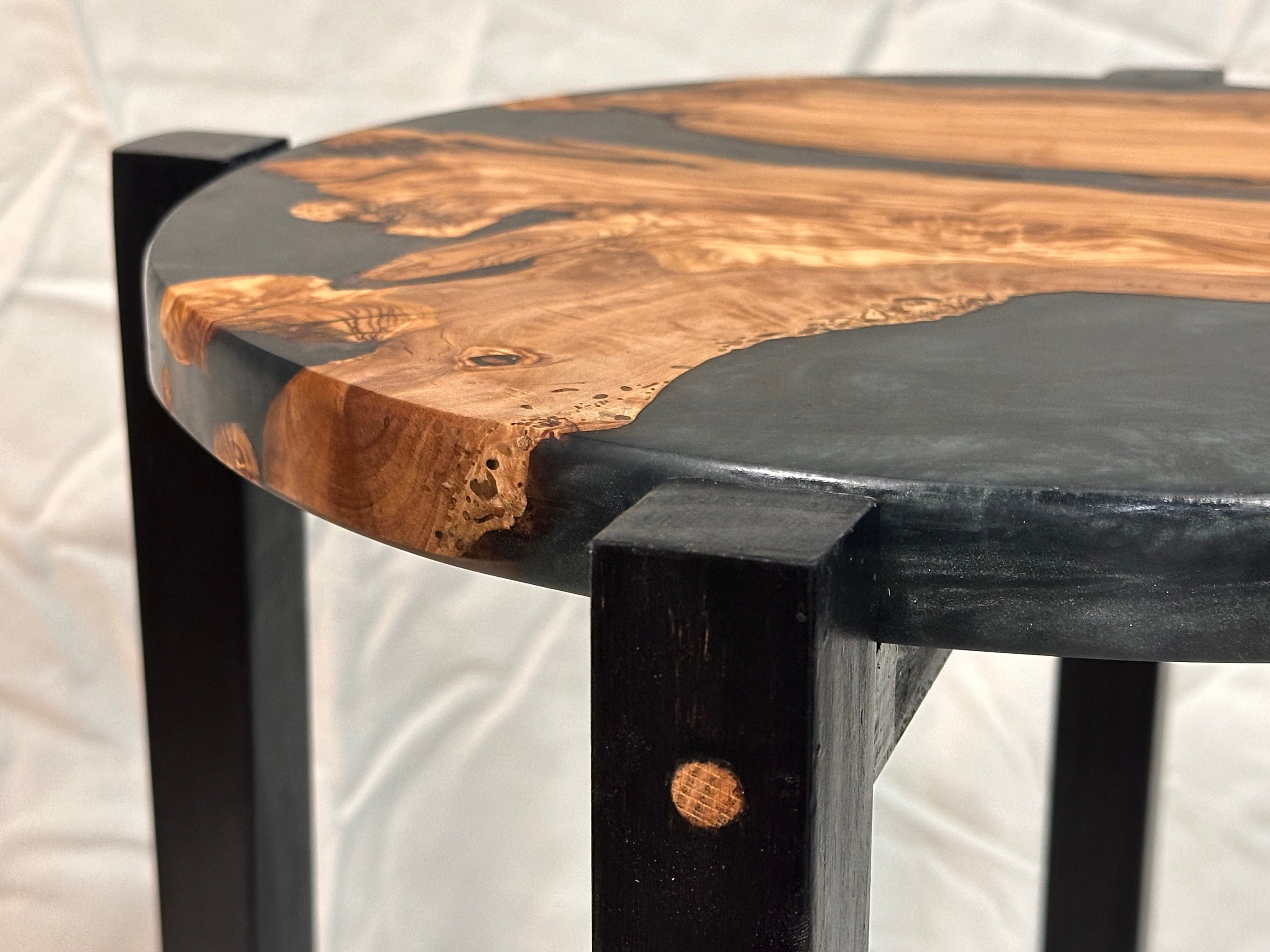 Olive Wood End Table - Etsy
