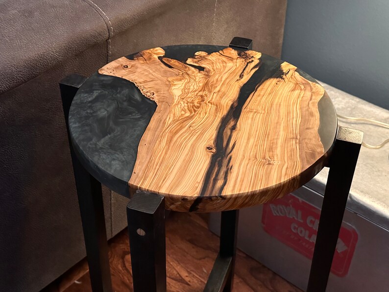 Olive Wood End Table - Etsy