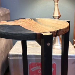 Olive Wood End Table - Etsy