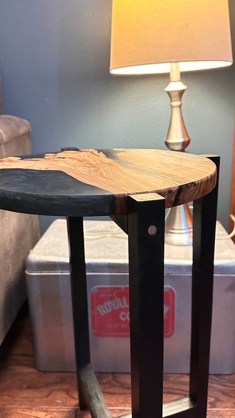 Olive Wood End Table - Etsy