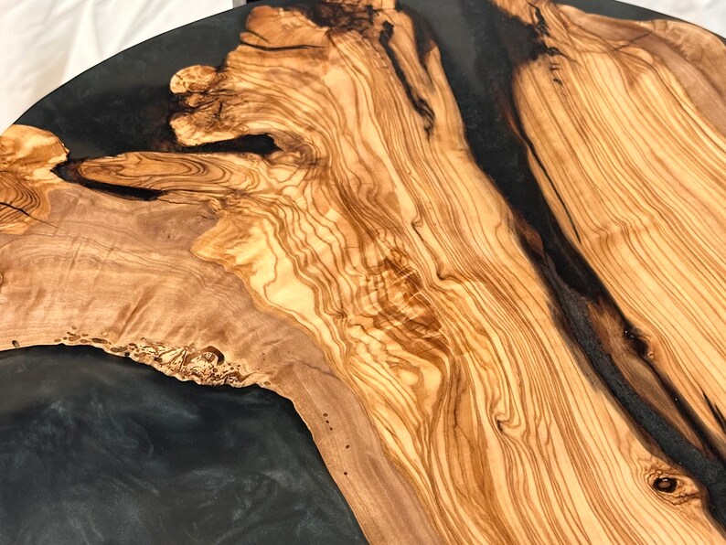 Olive Wood End Table - Etsy