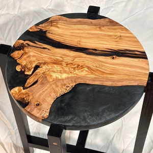 Olive Wood End Table - Etsy