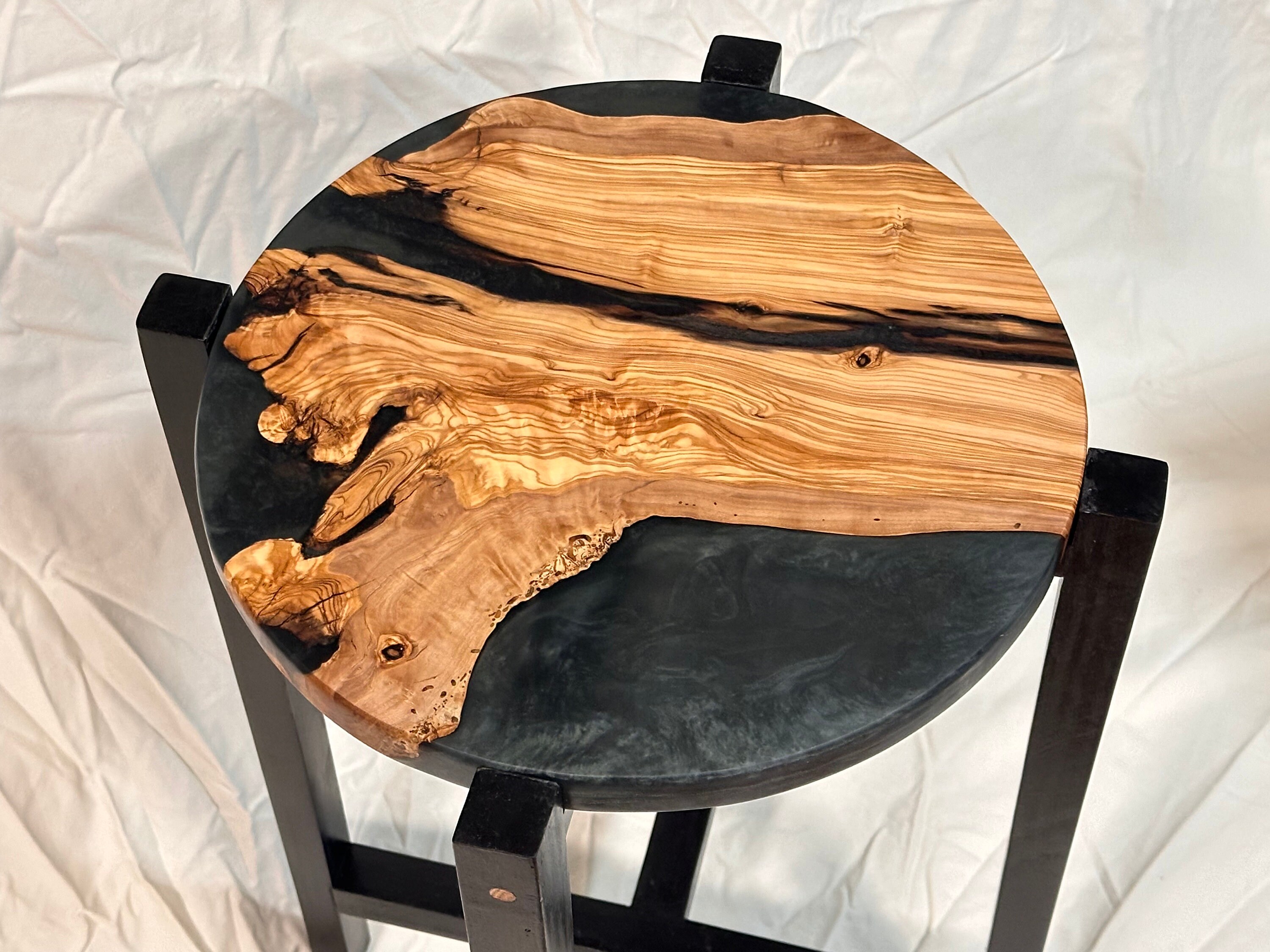 Olive Wood End Table - Etsy