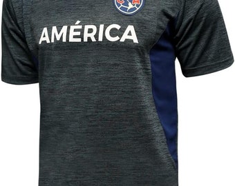 Club America Adult Training Class Soccer Jersey T-shirt 11 ...