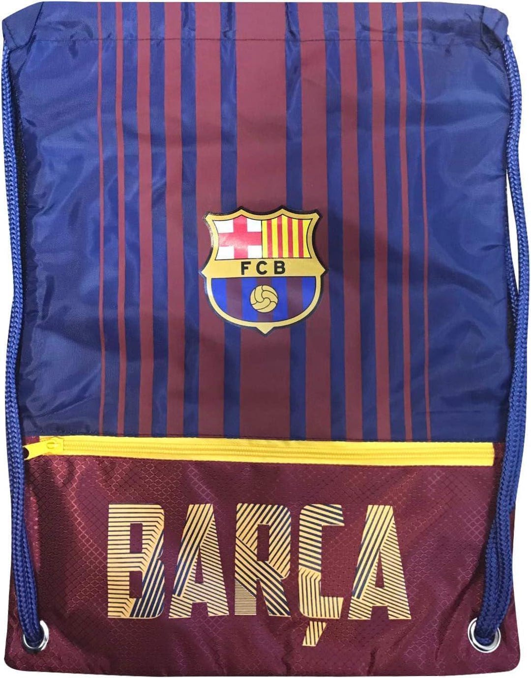 FC Barcelona Drawstring Cinch Bag - Custom Name and Number or Message ...