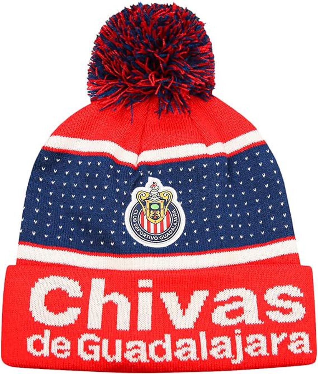 Chivas De Guadalajara Official Soccer Beanie - Custom Name or Number 02 ...