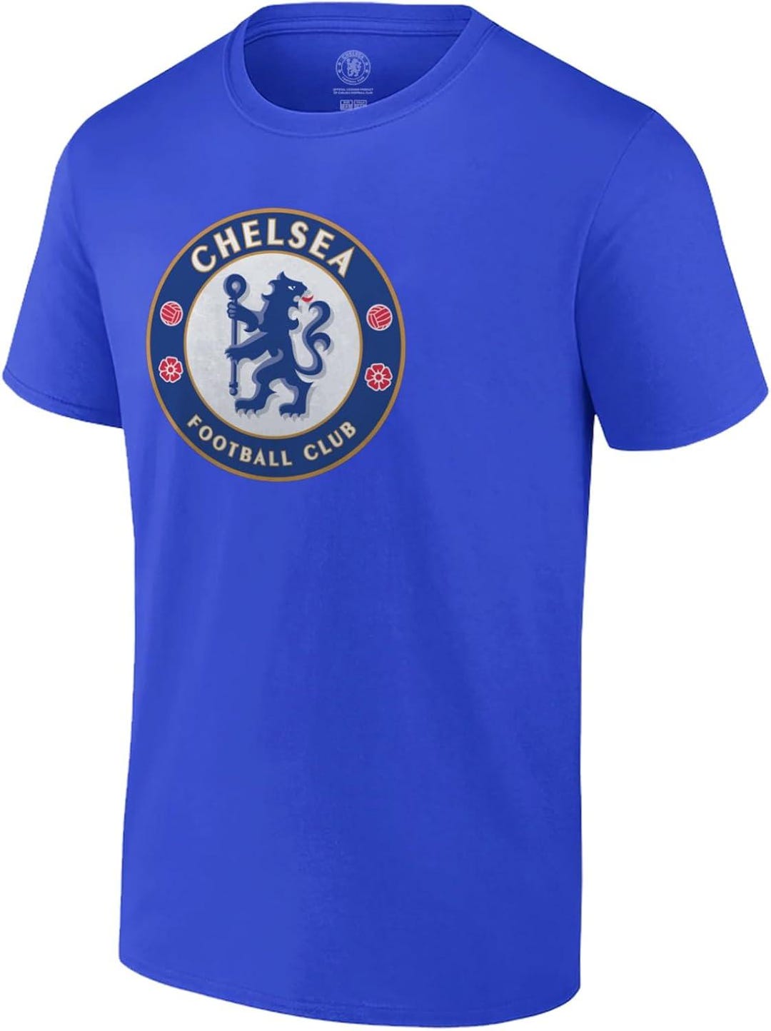 Chelsea Official Soccer T-shirt Adult Size Soccer Tee Blue ...
