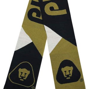Pumas UNAM Reversible Soccer Scarf - Custom Name and Number or Message ...