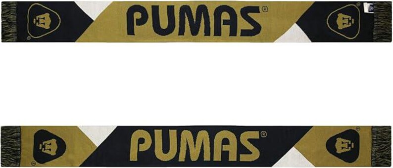 Pumas UNAM Reversible Soccer Scarf - Custom Name and Number or Message ...