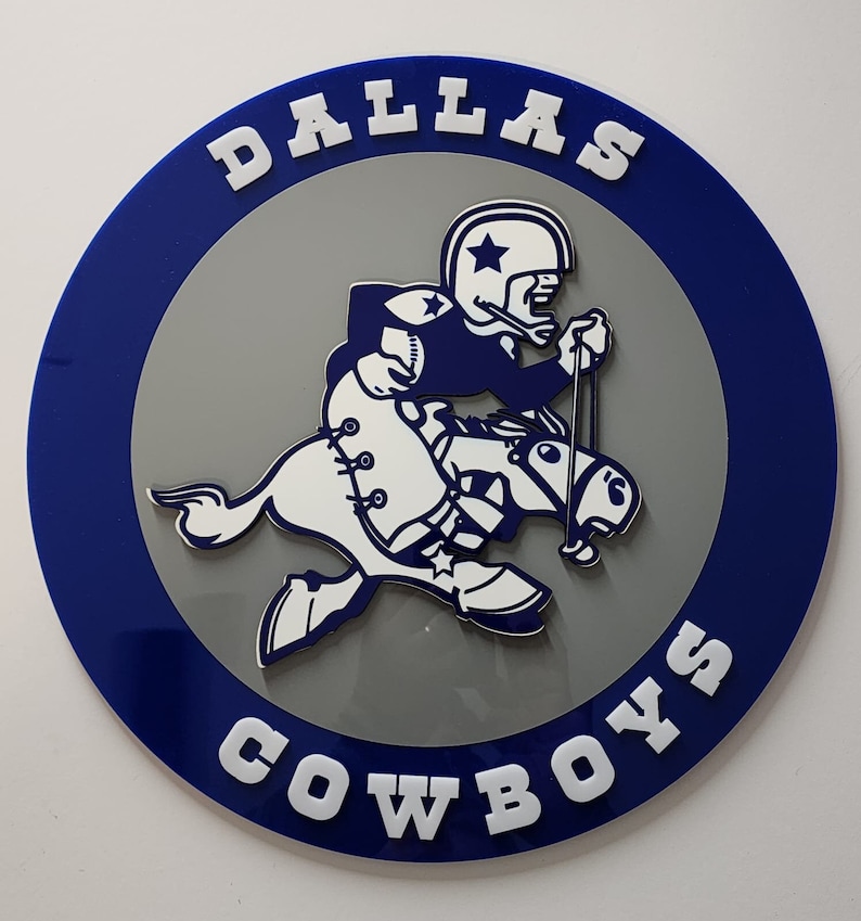 Dallas Cowboys Retro Logo, Throwback Logo, SVG File, Laser File, Laser ...