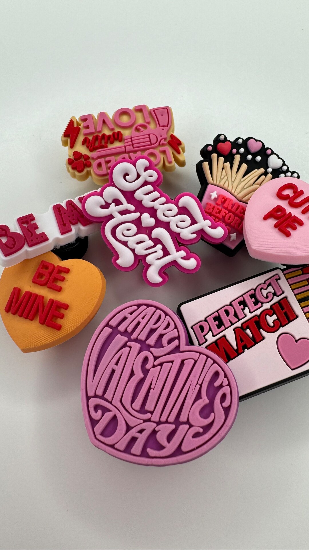 Valentine's Day Croc Charms Love Croc Charms Heart Croc Charms ...