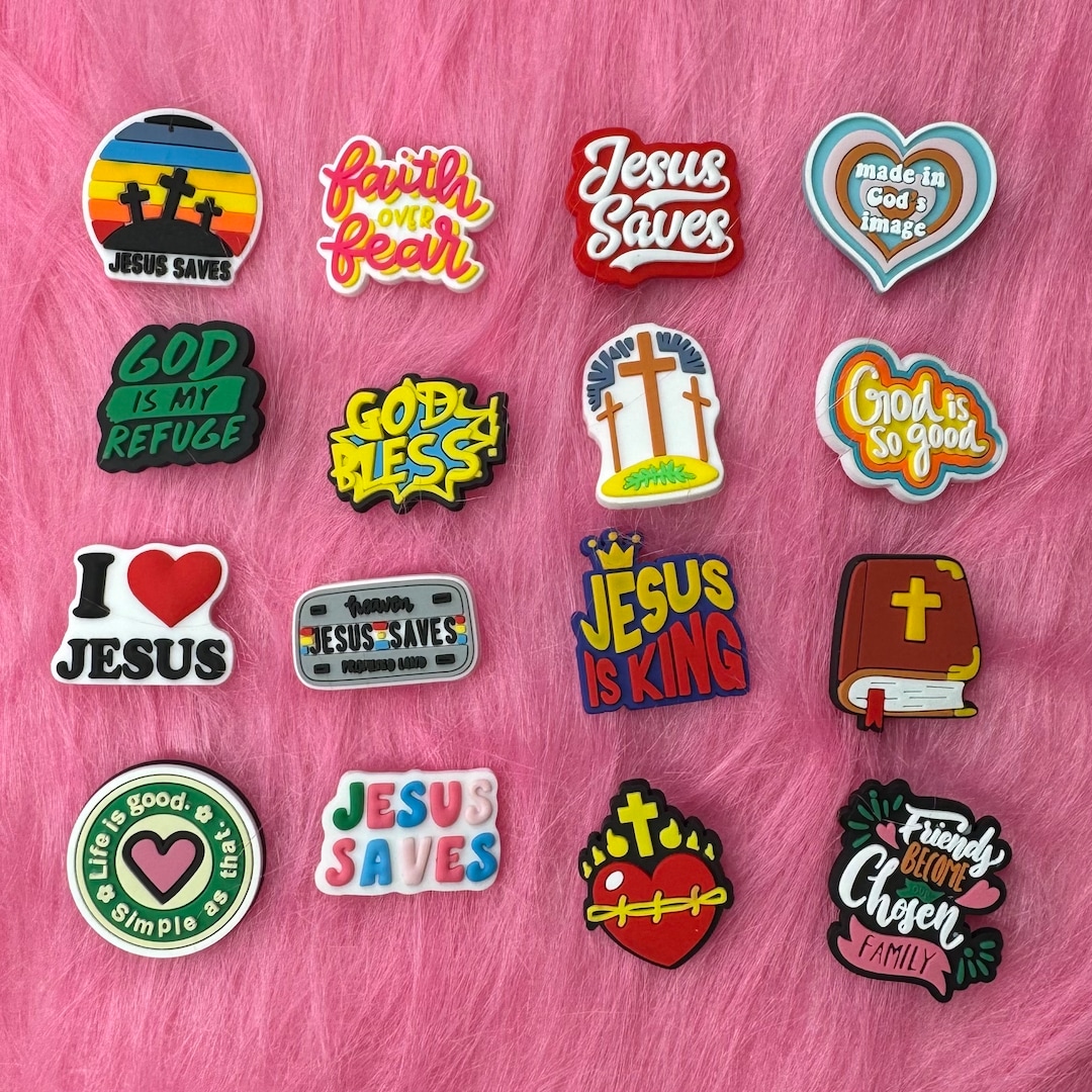 Christian Croc Charms | Jesus Croc Charms | Faith Charms - Etsy
