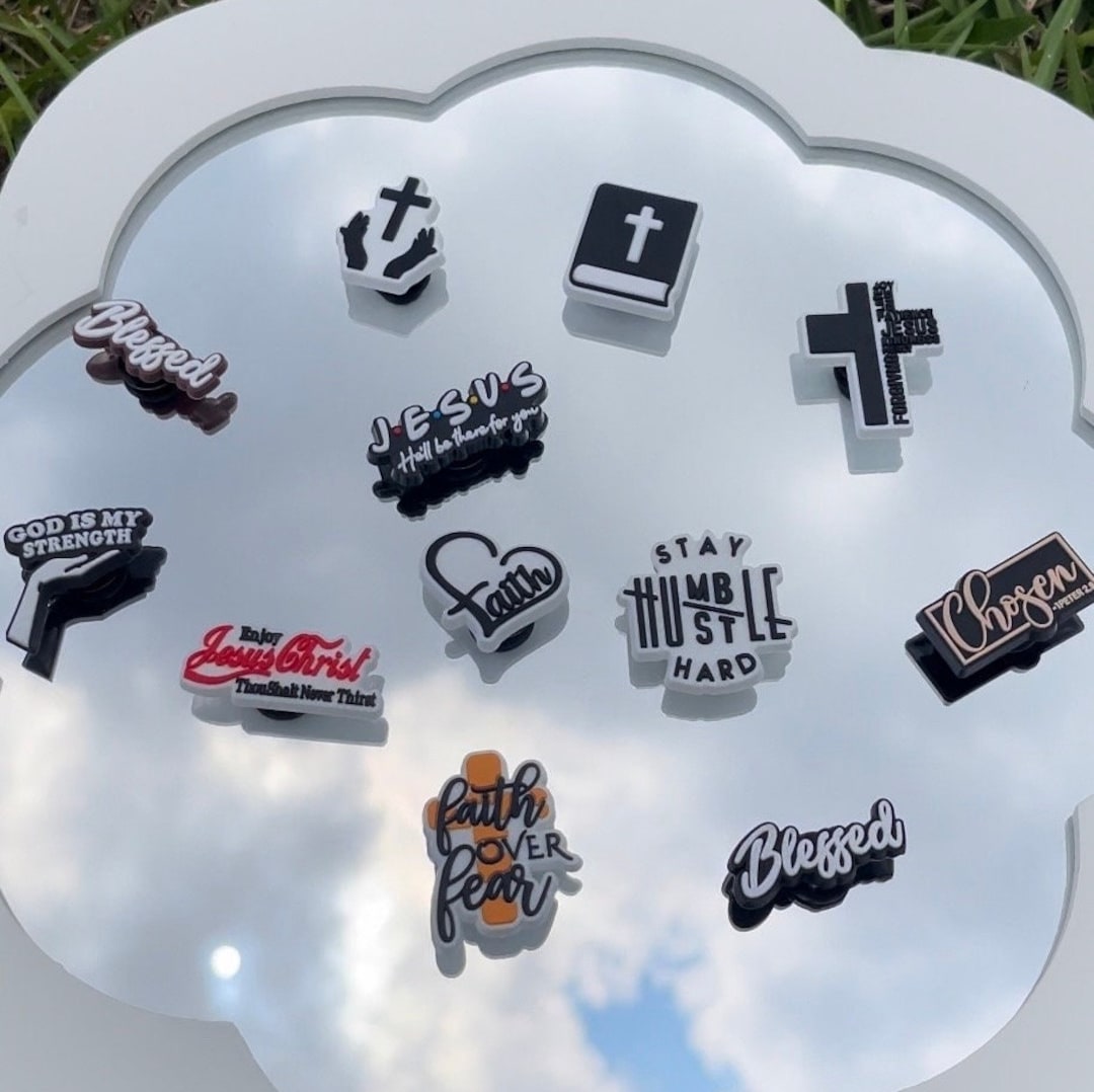 Christian Croc Charms | Religious Charms | Faith Charms - Etsy