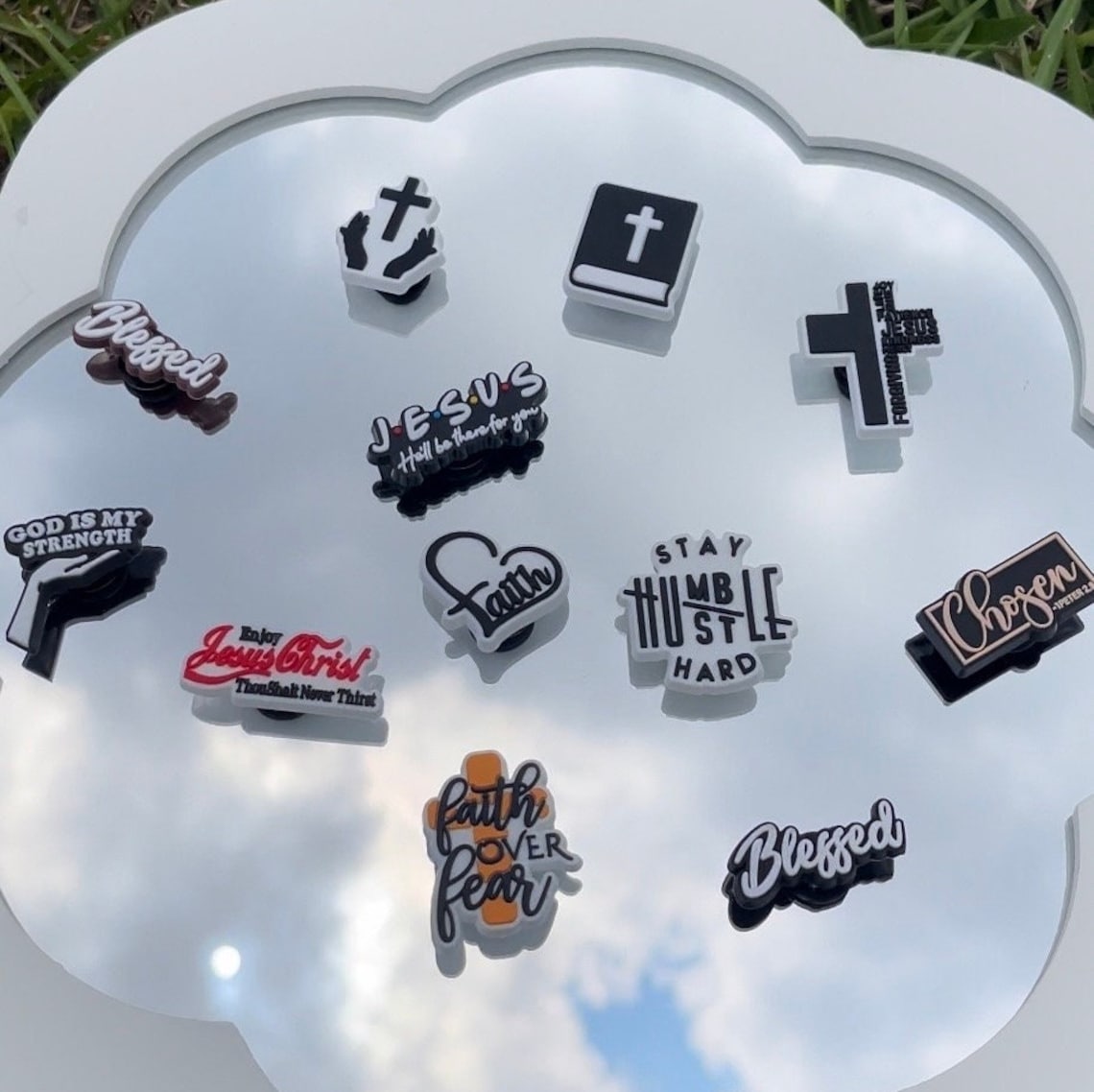 Christian Croc Charms Religious Charms Faith Charms - Etsy