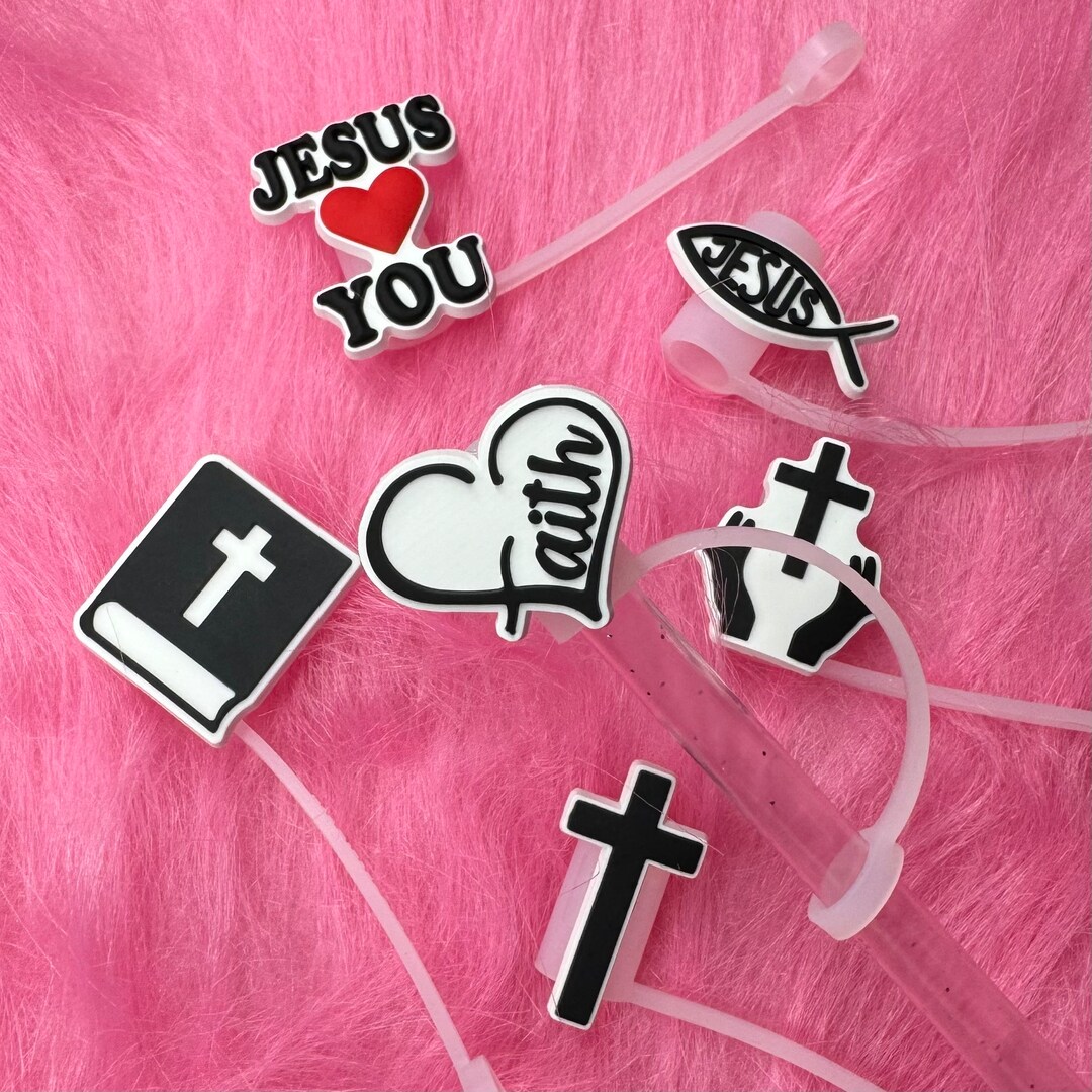 Christian Straw Topper | Jesus Straw Topper | Praise Straw Cover - Etsy