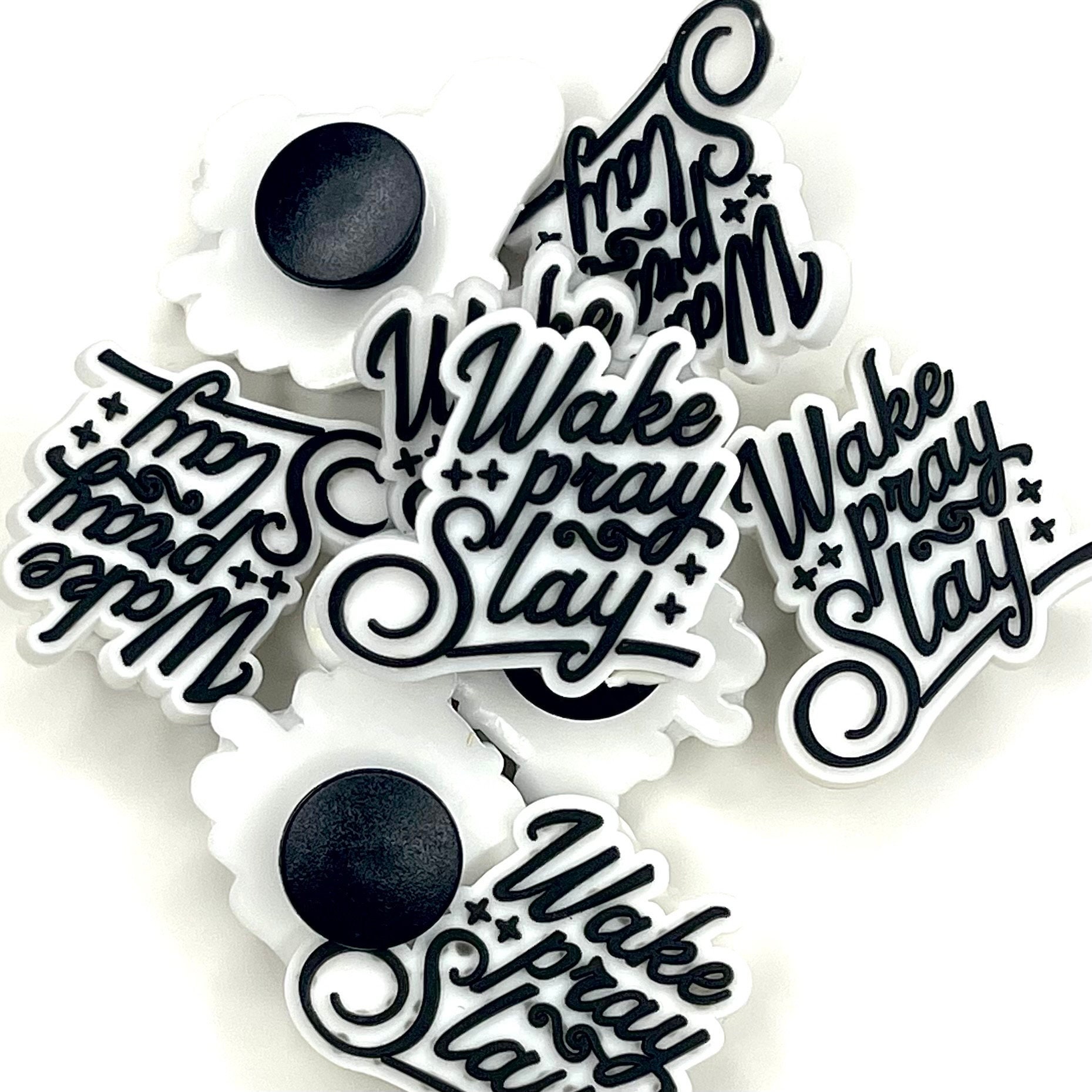 Christian Croc Charms | Child of God Charms | Jesus Charms | Wake Pray ...