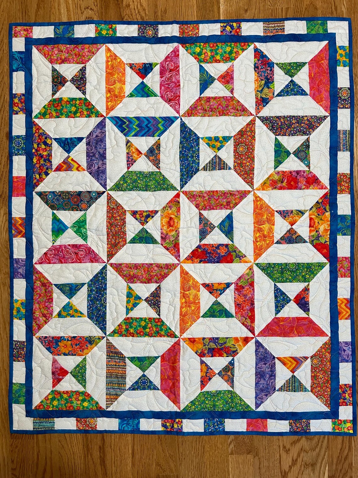 32”x38” Quilt Double Hourglass Blocks - Etsy