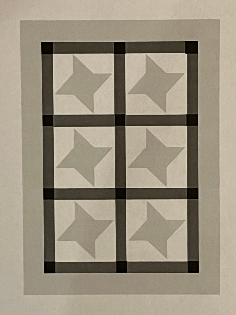 PDF Pattern Friendship Star Quilt - Etsy