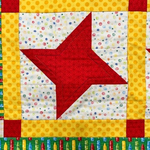 PDF Pattern Friendship Star Quilt - Etsy