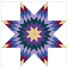 PDF Pattern: Lone Star Quilt (with or Without Y-seams) - Etsy