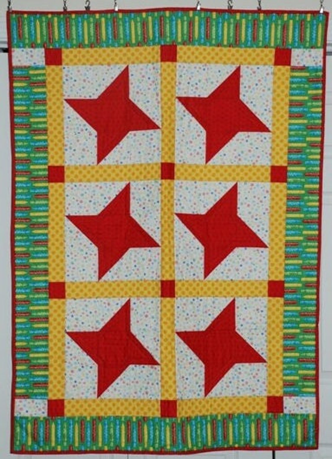 PDF Pattern Friendship Star Quilt - Etsy
