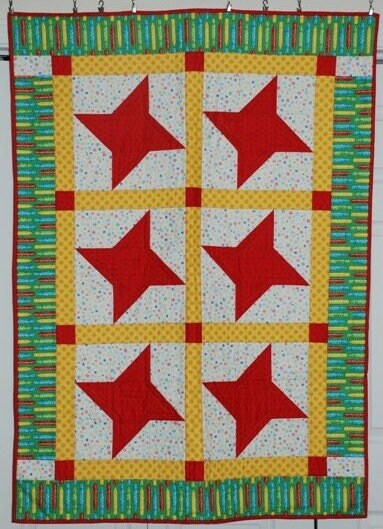 PDF Pattern Friendship Star Quilt - Etsy
