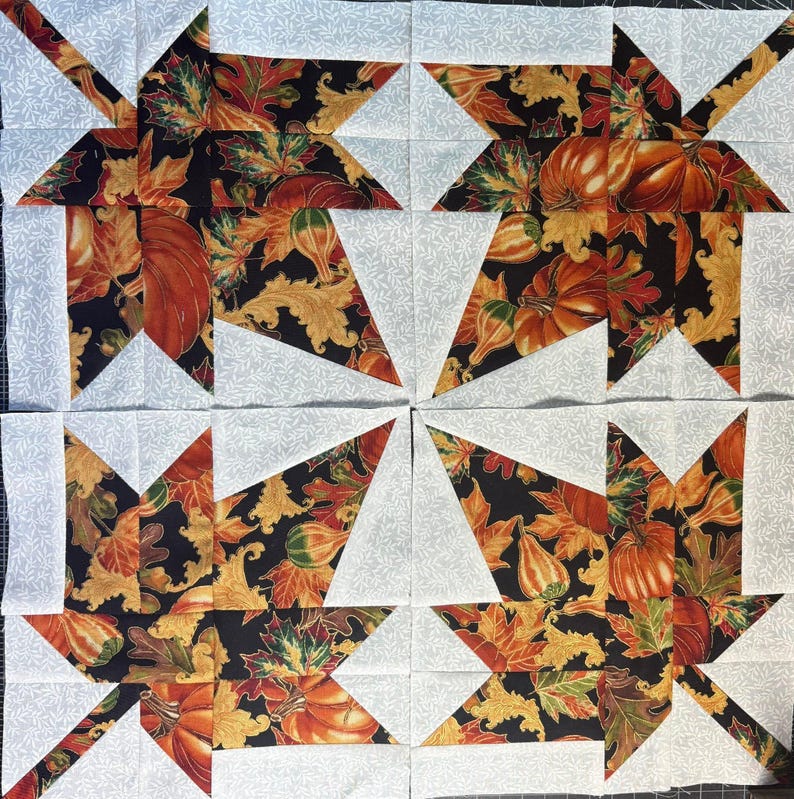 PDF Pattern: Maple Leaf Quilt Block - Etsy