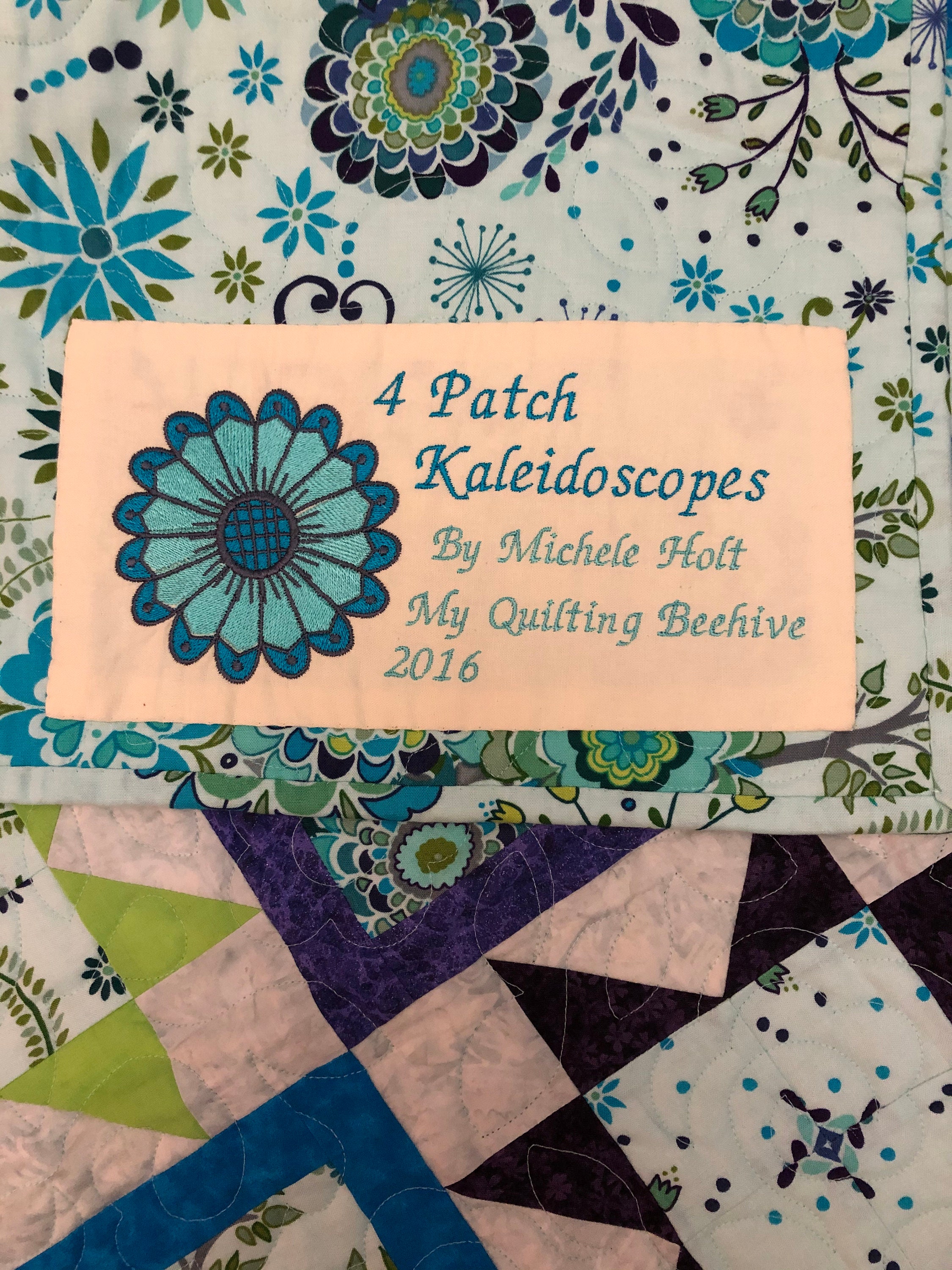 Quilt: Four-patch Kaleidoscope - Etsy