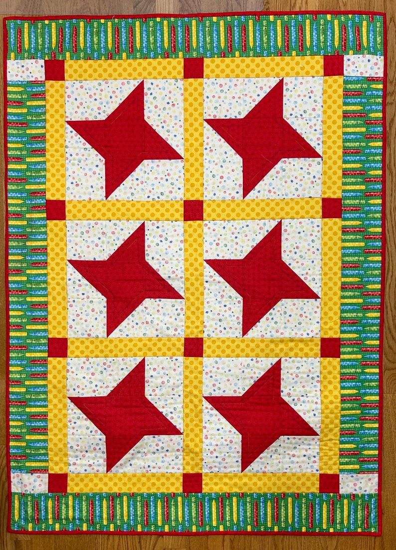 PDF Pattern Friendship Star Quilt - Etsy