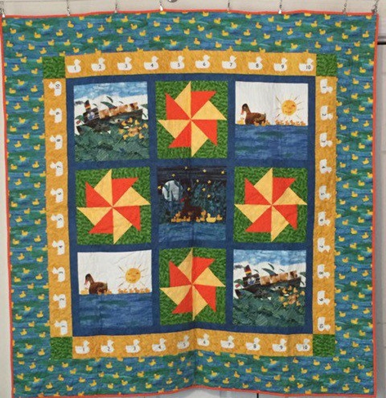 Eric Carle's 10 Little Rubber Ducks Quilt Pattern With Fabric Panels - Etsy