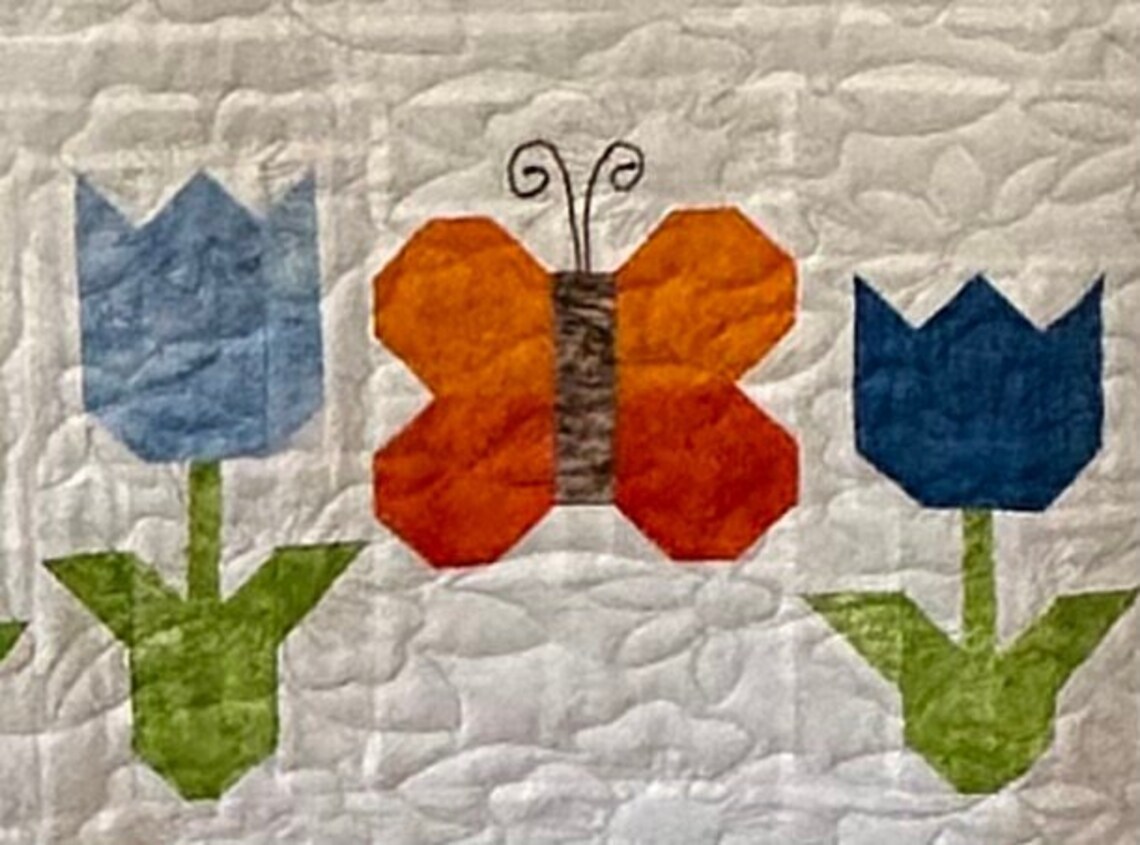 PDF Pattern "fluttering in the Tulips" - Etsy