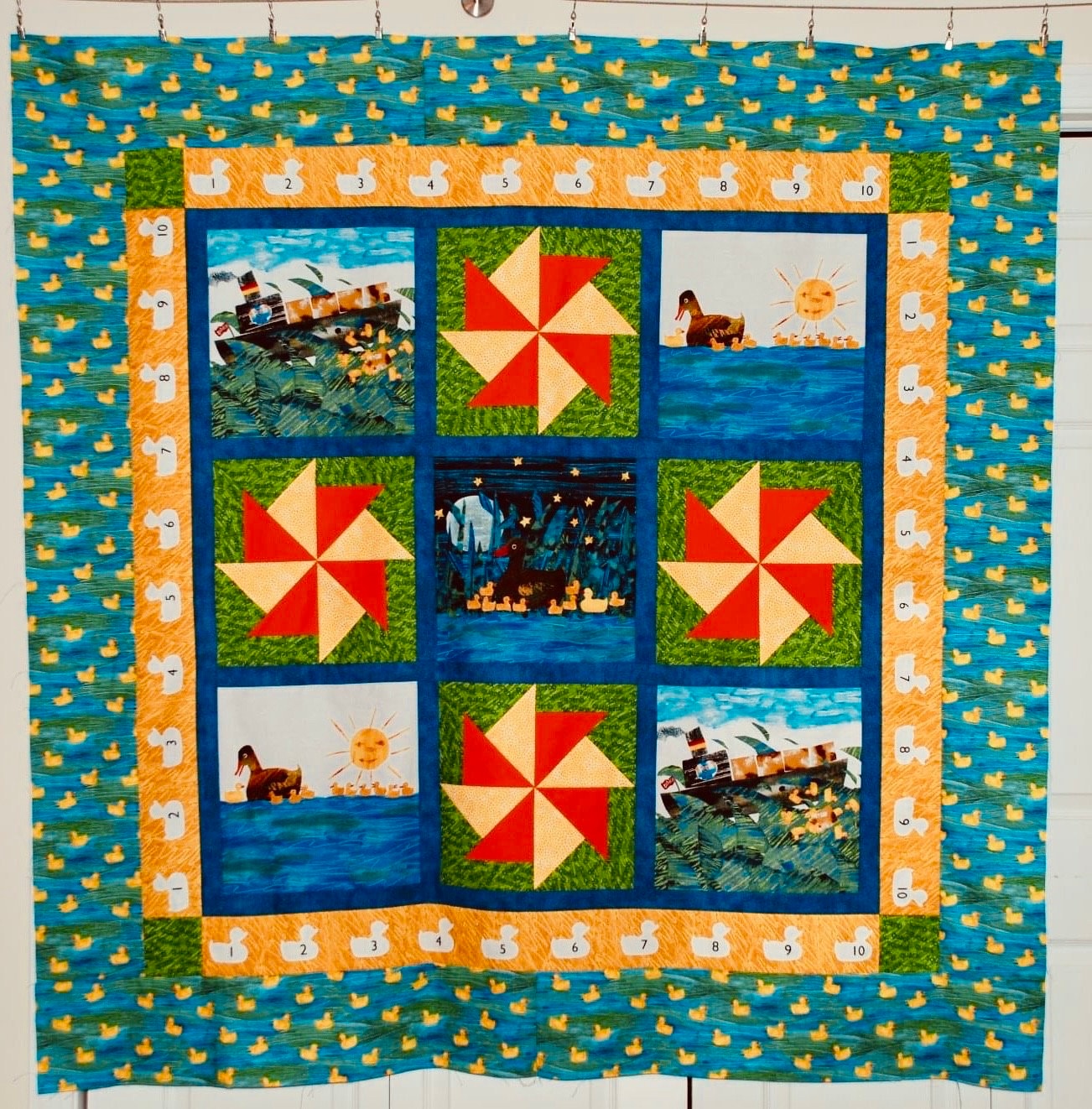Eric Carle's 10 Little Rubber Ducks Quilt Pattern With Fabric Panels - Etsy