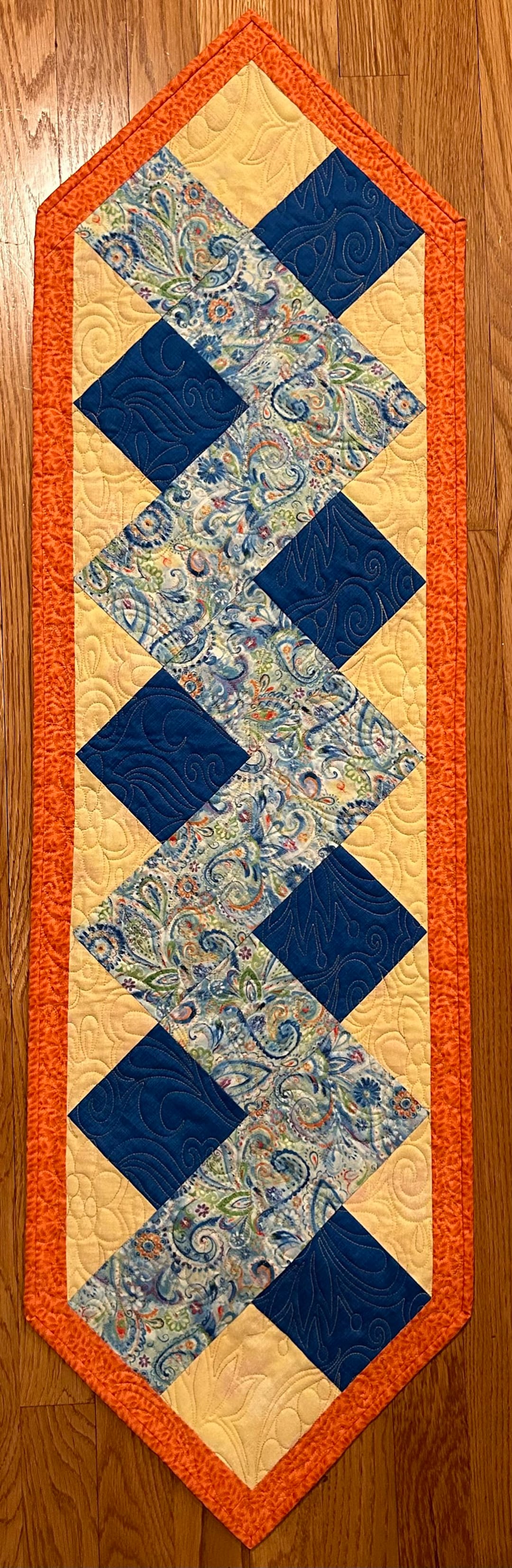 Quilted Zig-zag Table Runner - Etsy