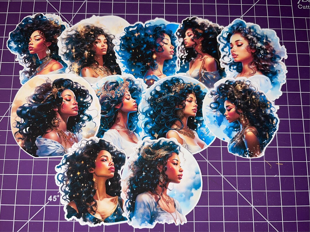 Celestial Goddess Stickers - Etsy