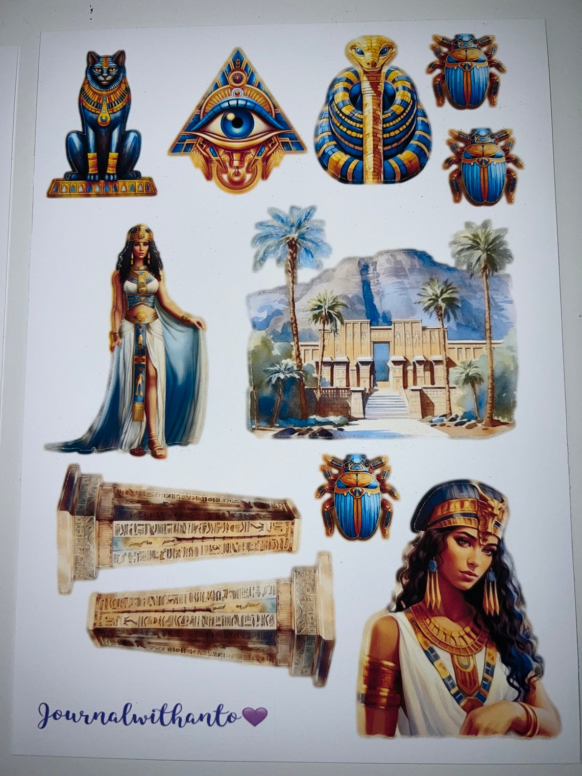 Egyptian Stickers - Etsy