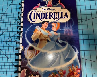 Upcycled Disney VHS Journal/notebook Cinderella - Etsy