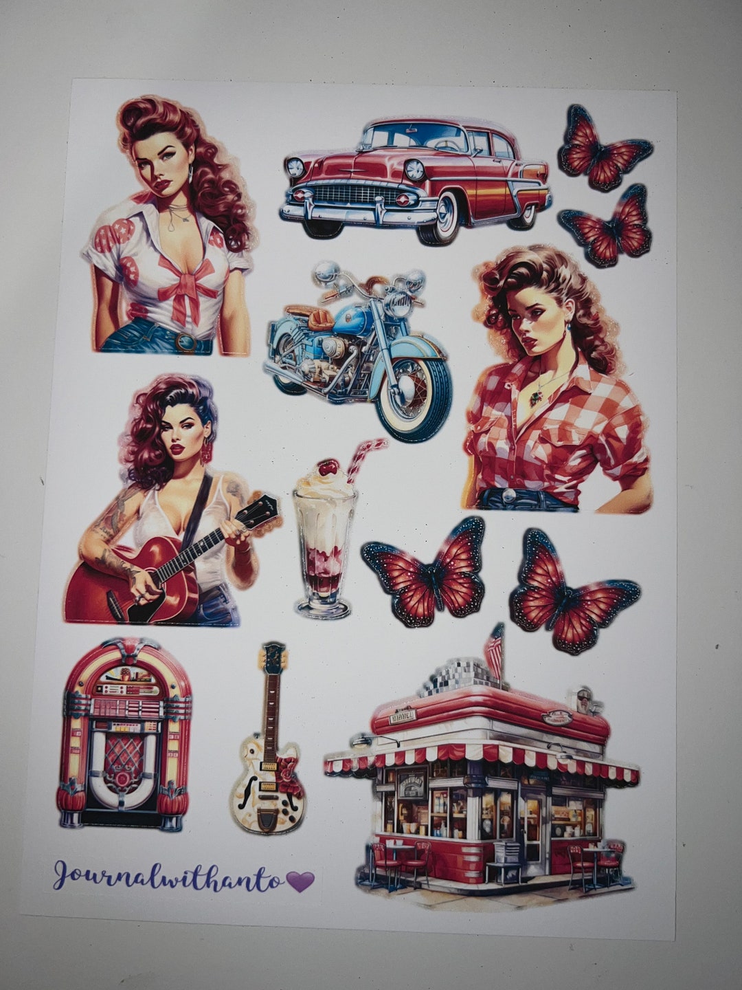 Rockabilly Stickers - Etsy