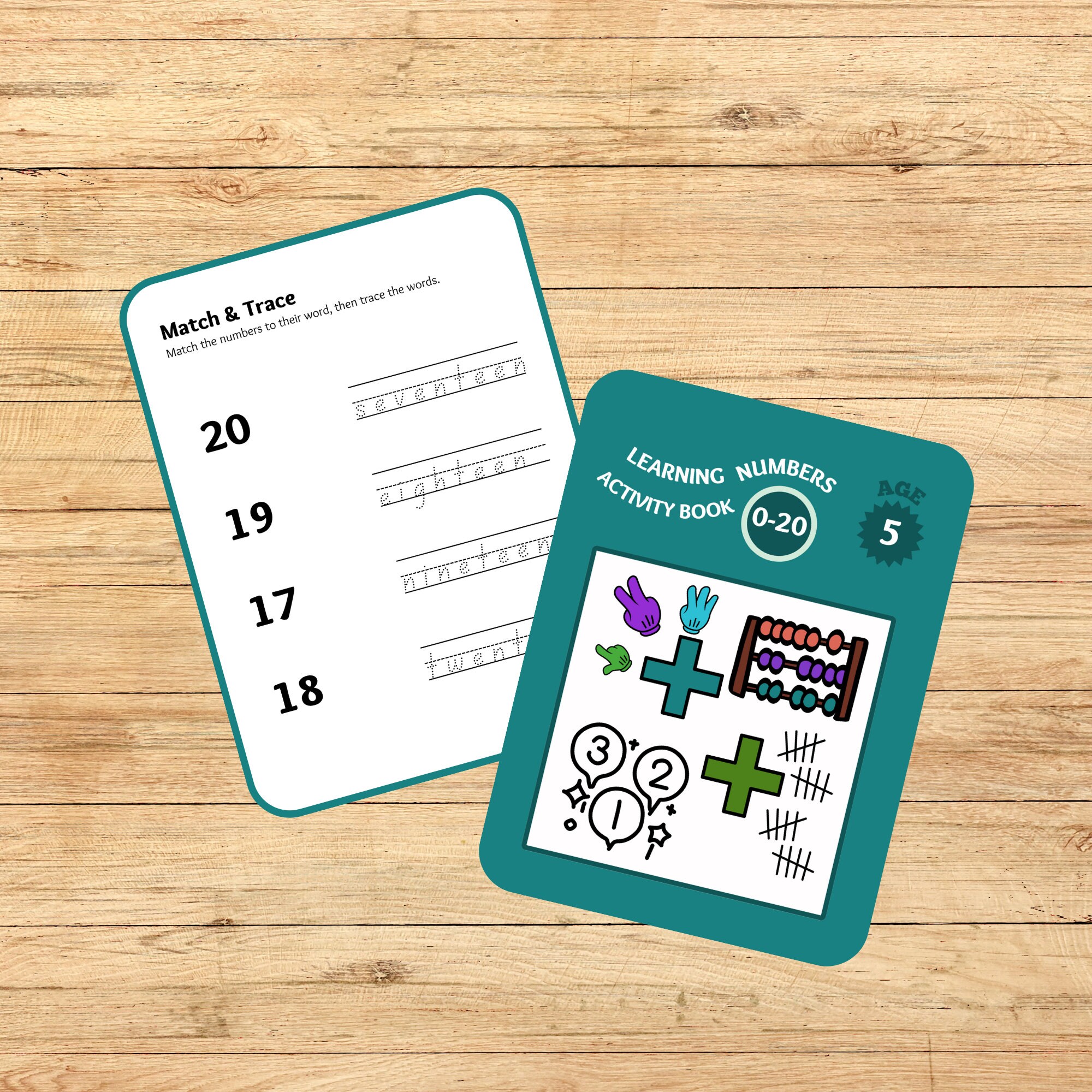 Kindergarten Learning Numbers Activity Book Early Math Printable - Etsy