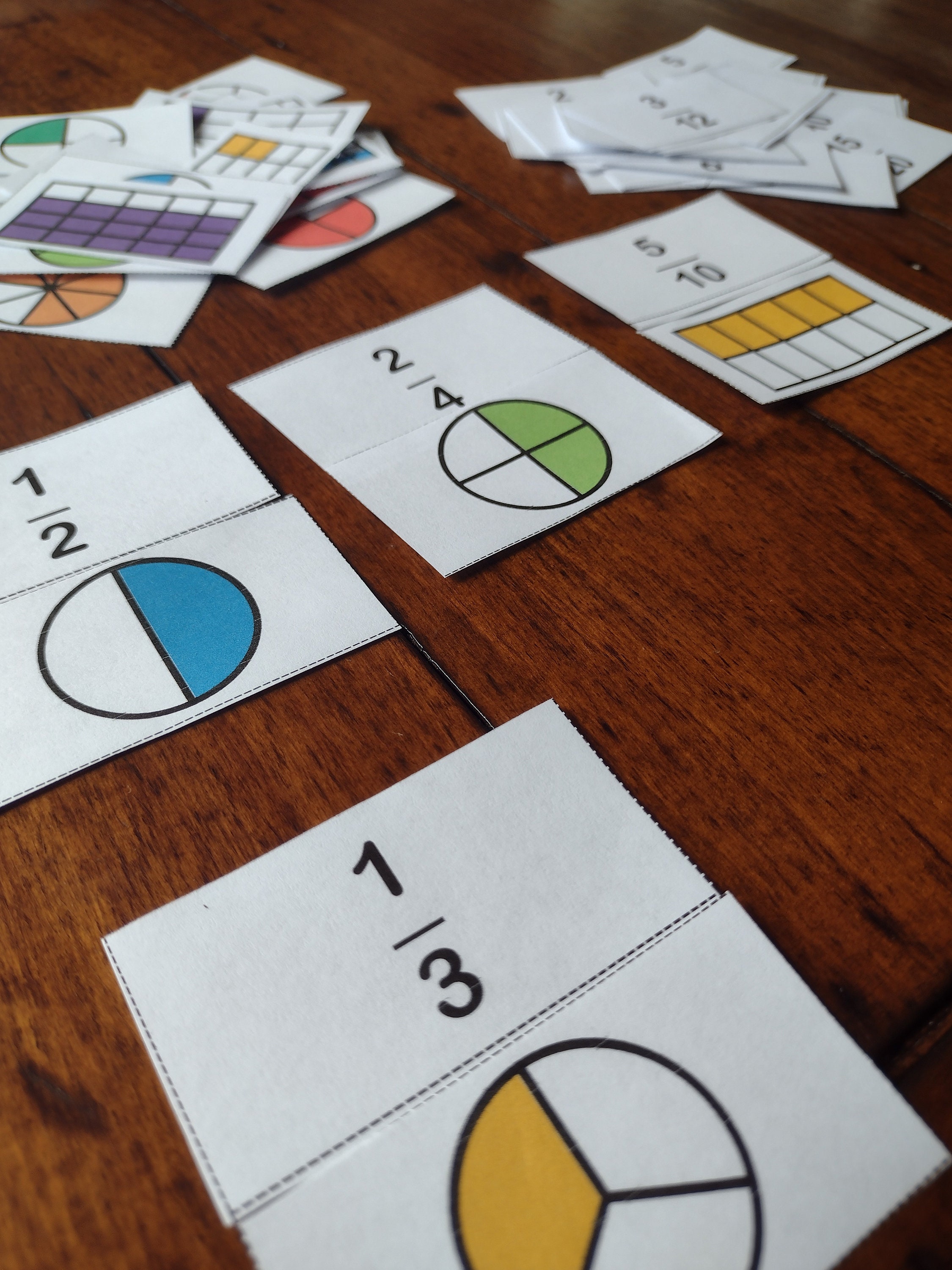 Improper Fractions Clipart