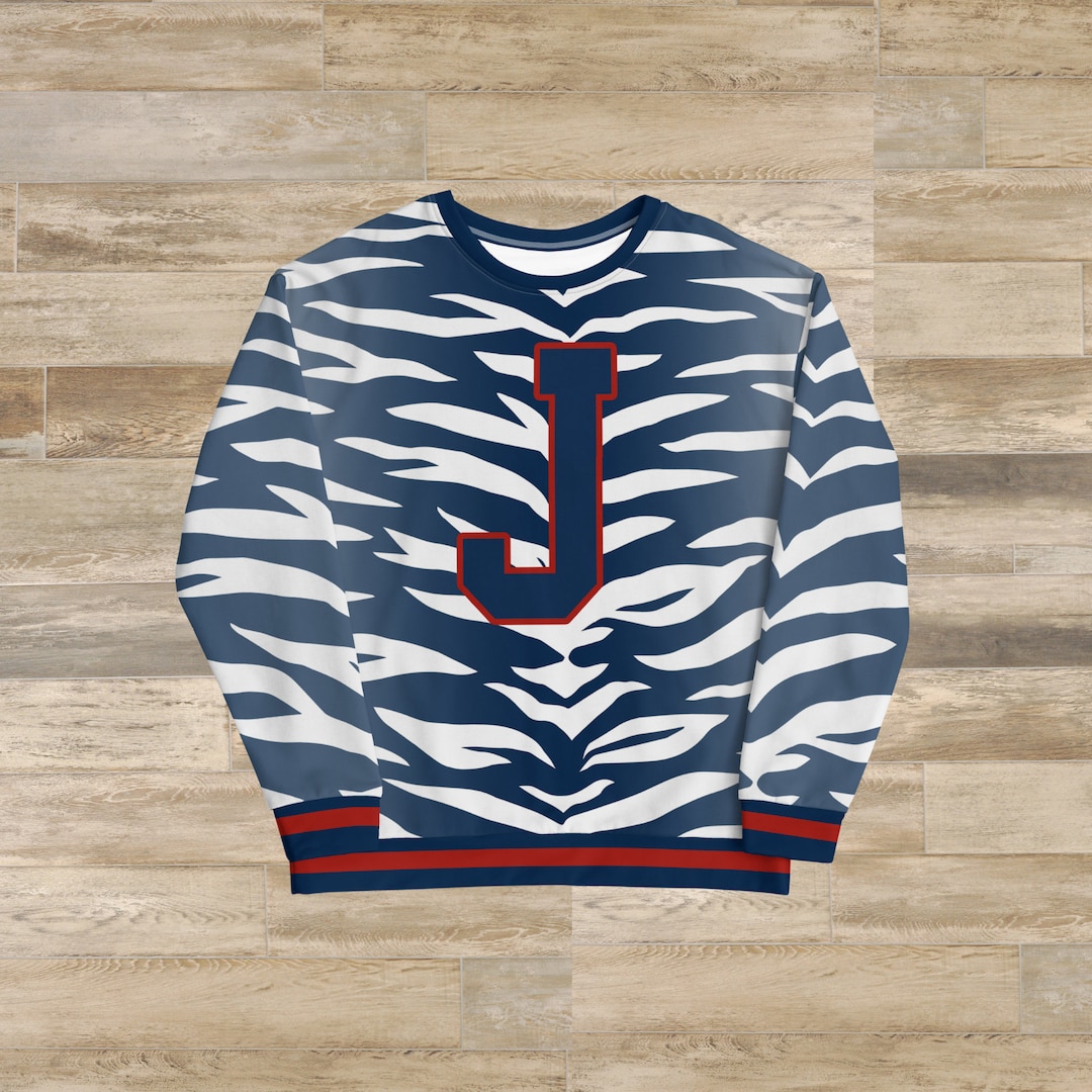 Handmade Jackson State University JSU Blue Tiger Animal Print Unisex ...