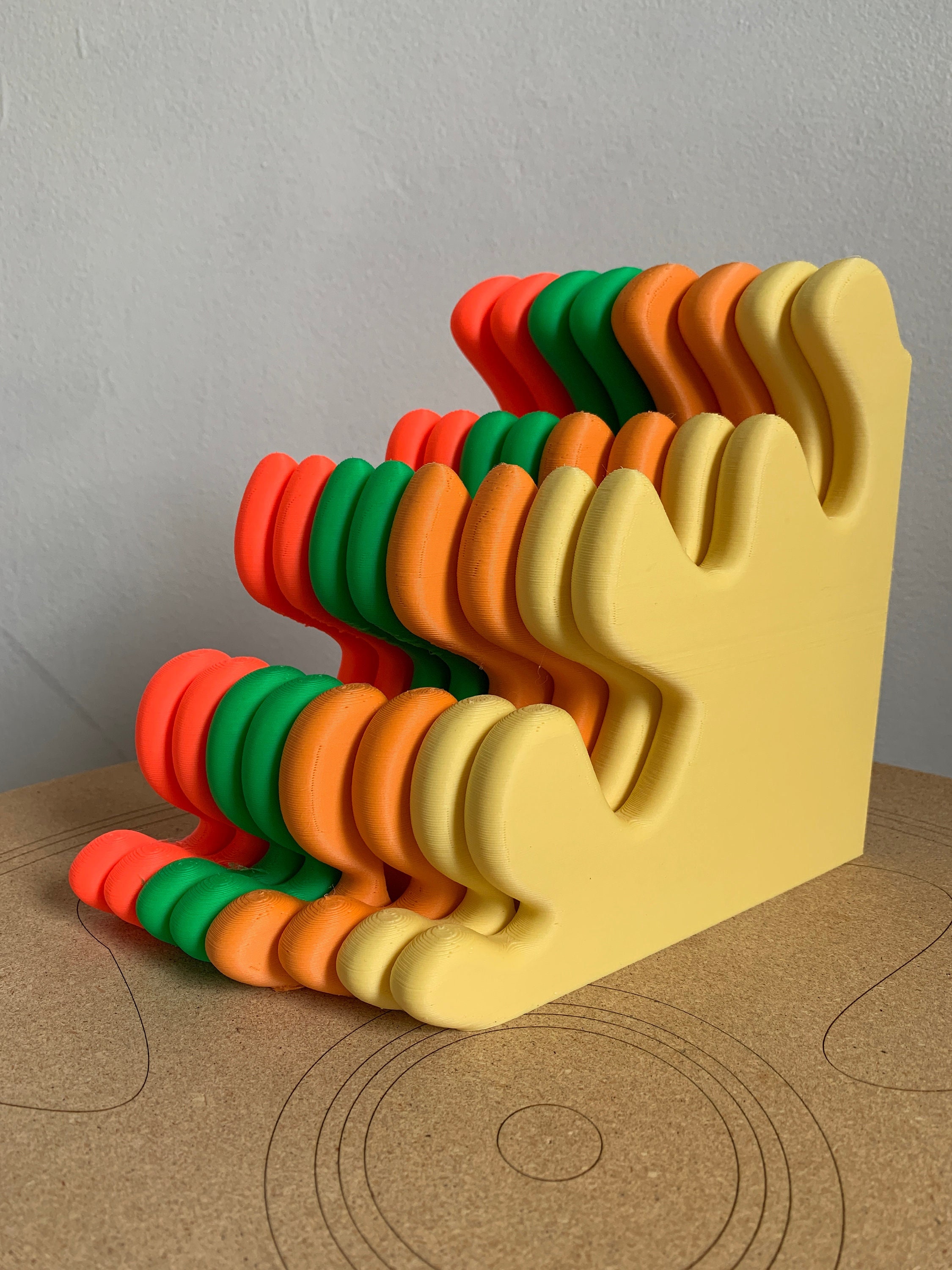 Unique Wonky Shelf Brackets 3D Printed - Etsy