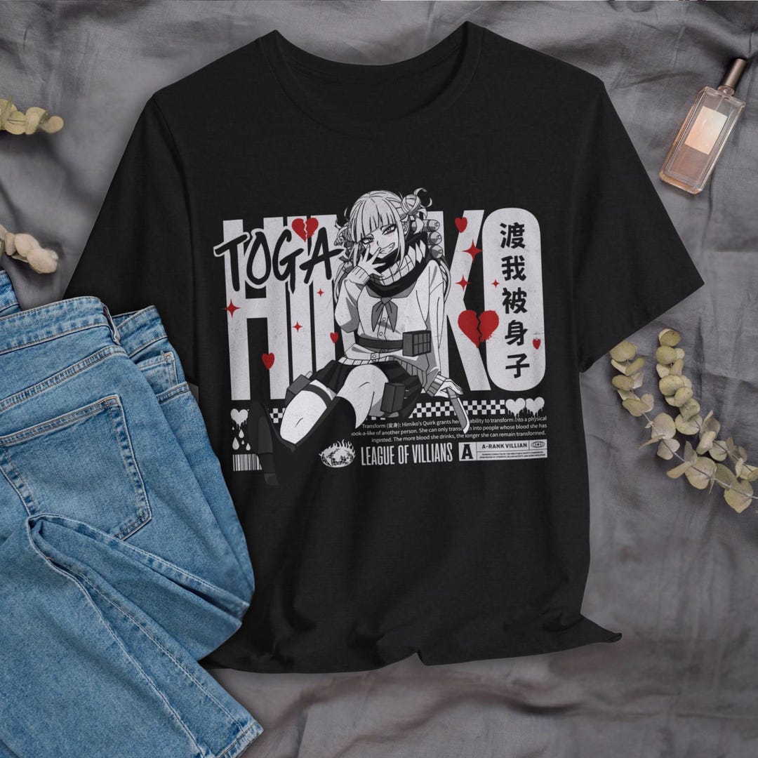 Toga Anime Tshirt | League of Villains Shirt | MHA Tshirt | Bella ...